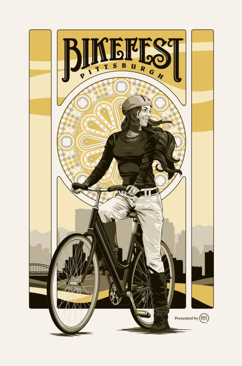 Introducing BikeFest's First Limited Edition Poster - BikePGH : BikePGH